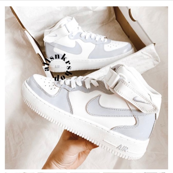 Nike | Shoes | Nike Air Force Mid Custom | Poshmark